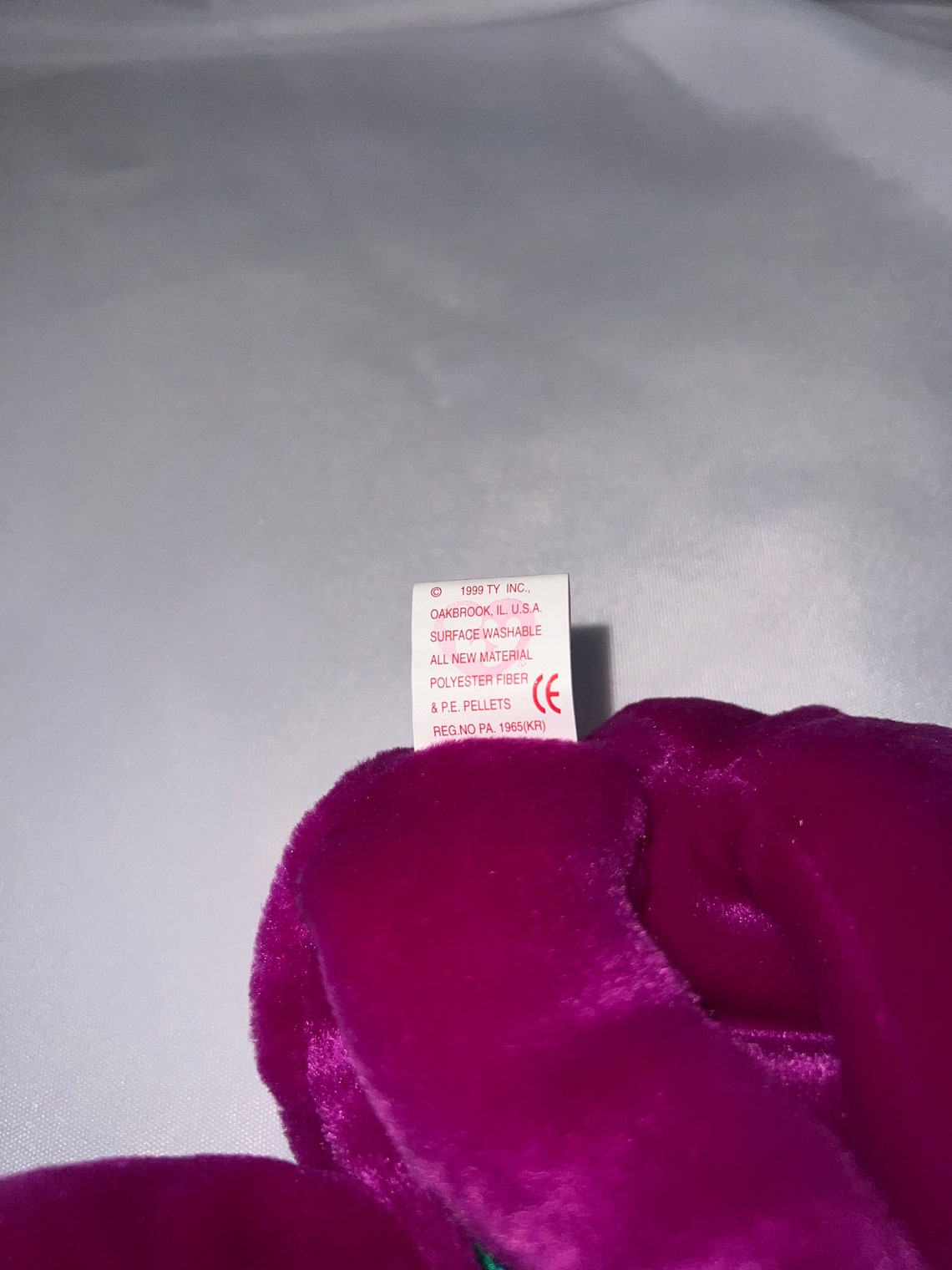 Original Ty Millennium Bear Beanie Baby 1999 Retired and Rare Tag ...