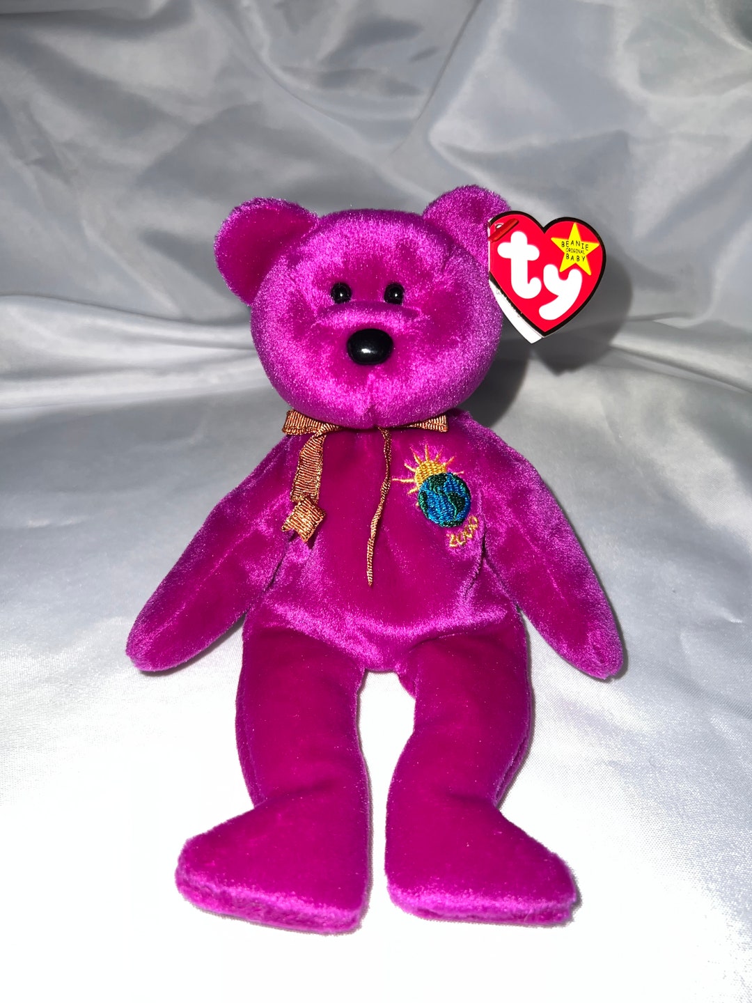 Original Ty Millennium Bear Beanie Baby 1999 Retired and Rare Tag ...