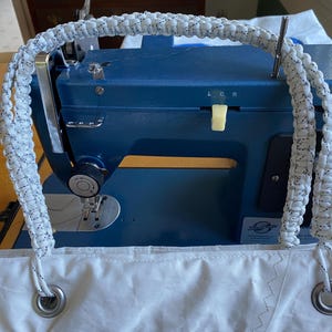 Upcycled Sail Bag Handmade From Vintage Woods Hole J/boat Sail - Etsy