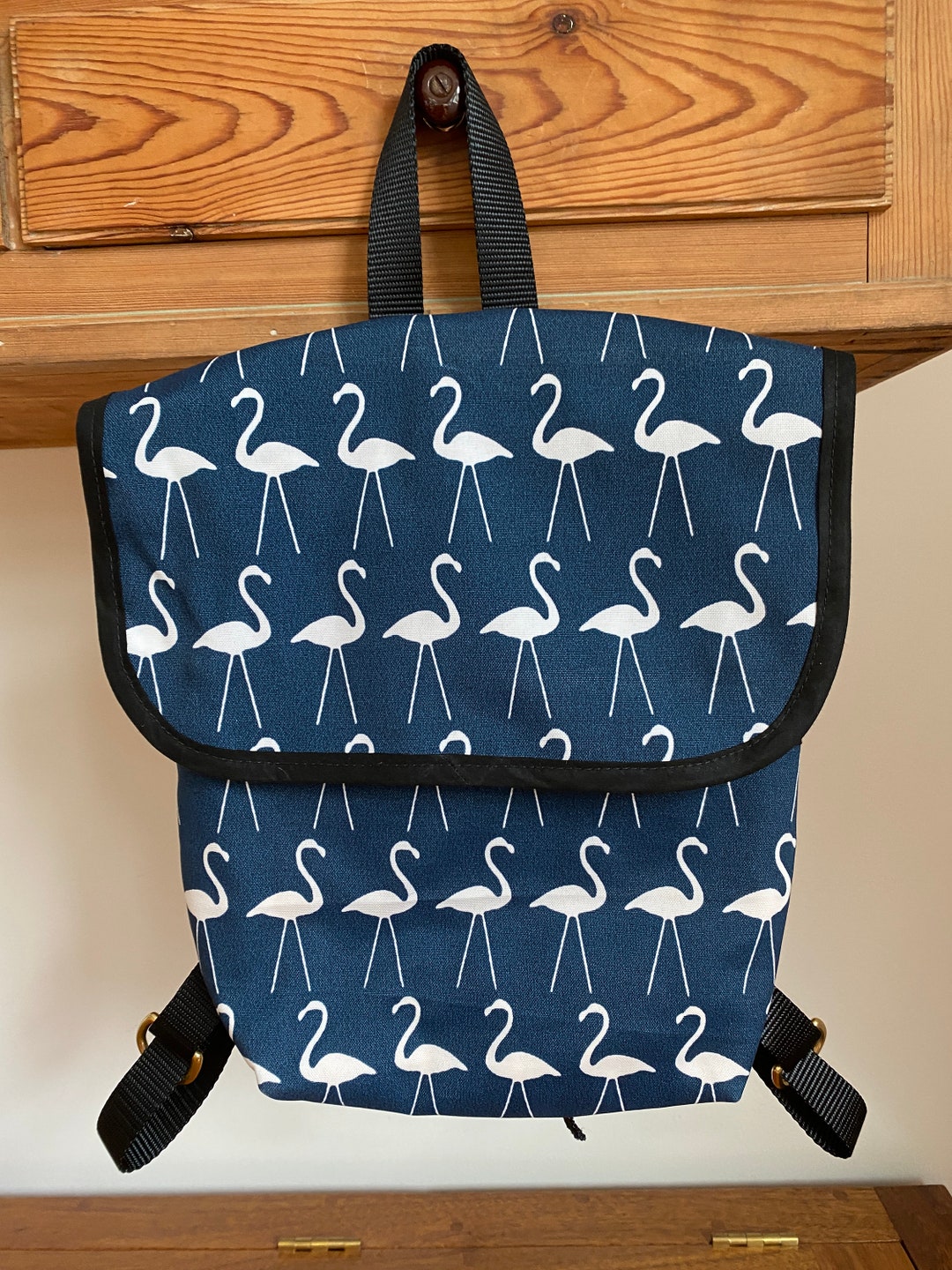 Flamingo Backpack - Etsy