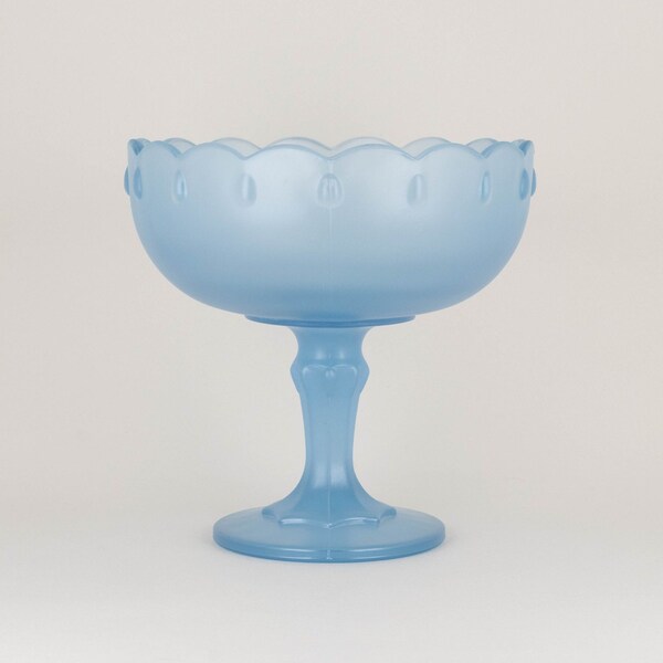 Blue Glass Compote - Etsy