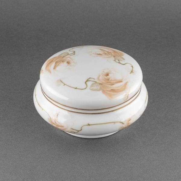 Porcelain Powder Box - Etsy