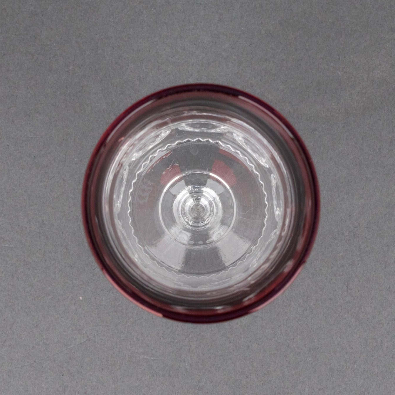 Antique Ruby Red Flash Kings Crown Souvenir Goblet From Omaha ...