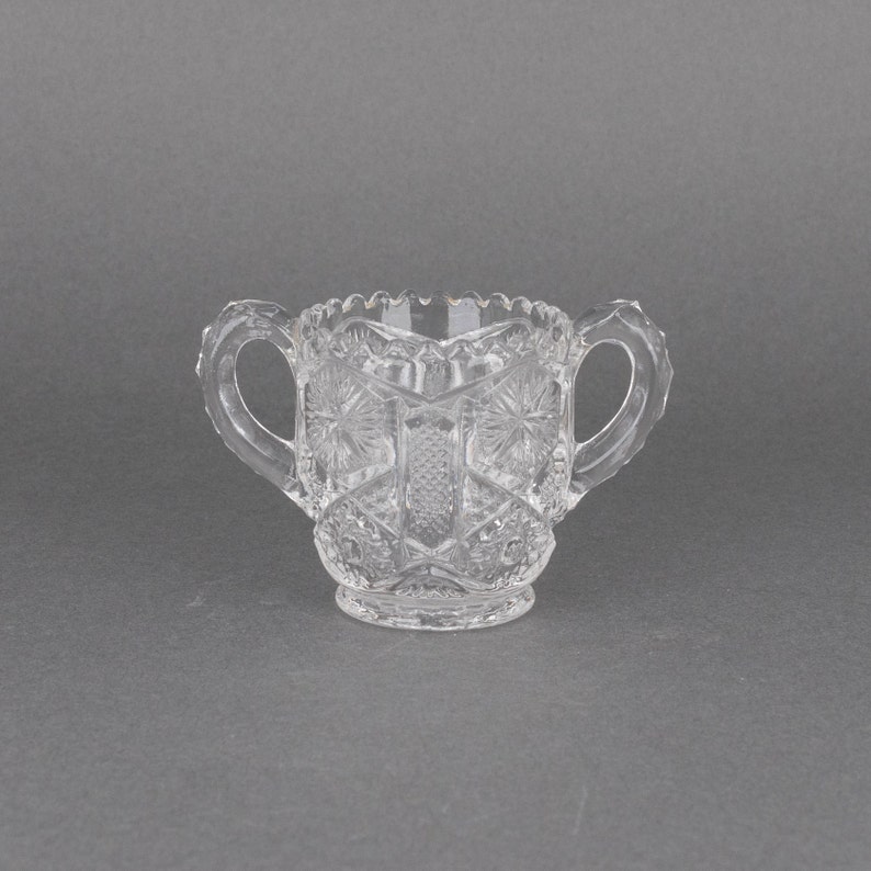 Antique Imperial Glass Mogul Toothpick Holder Mini Sugar Star & File ...