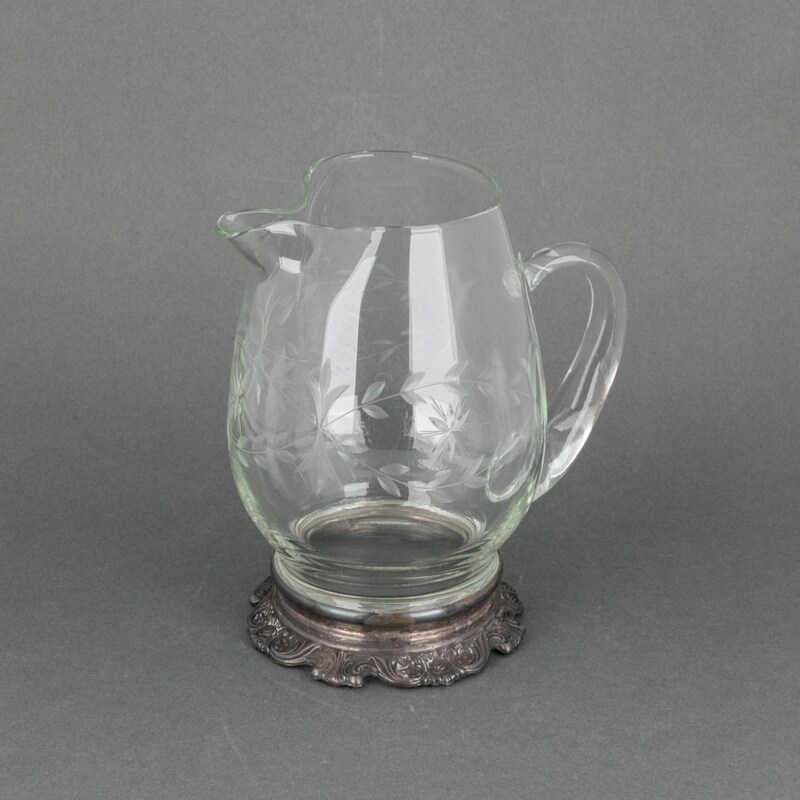 Clear Glass Pitcher - Etsy