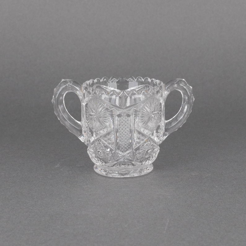 Antique Imperial Glass Mogul Toothpick Holder Mini Sugar Star & File ...