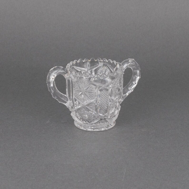 Antique Imperial Glass Mogul Toothpick Holder Mini Sugar Star & File ...