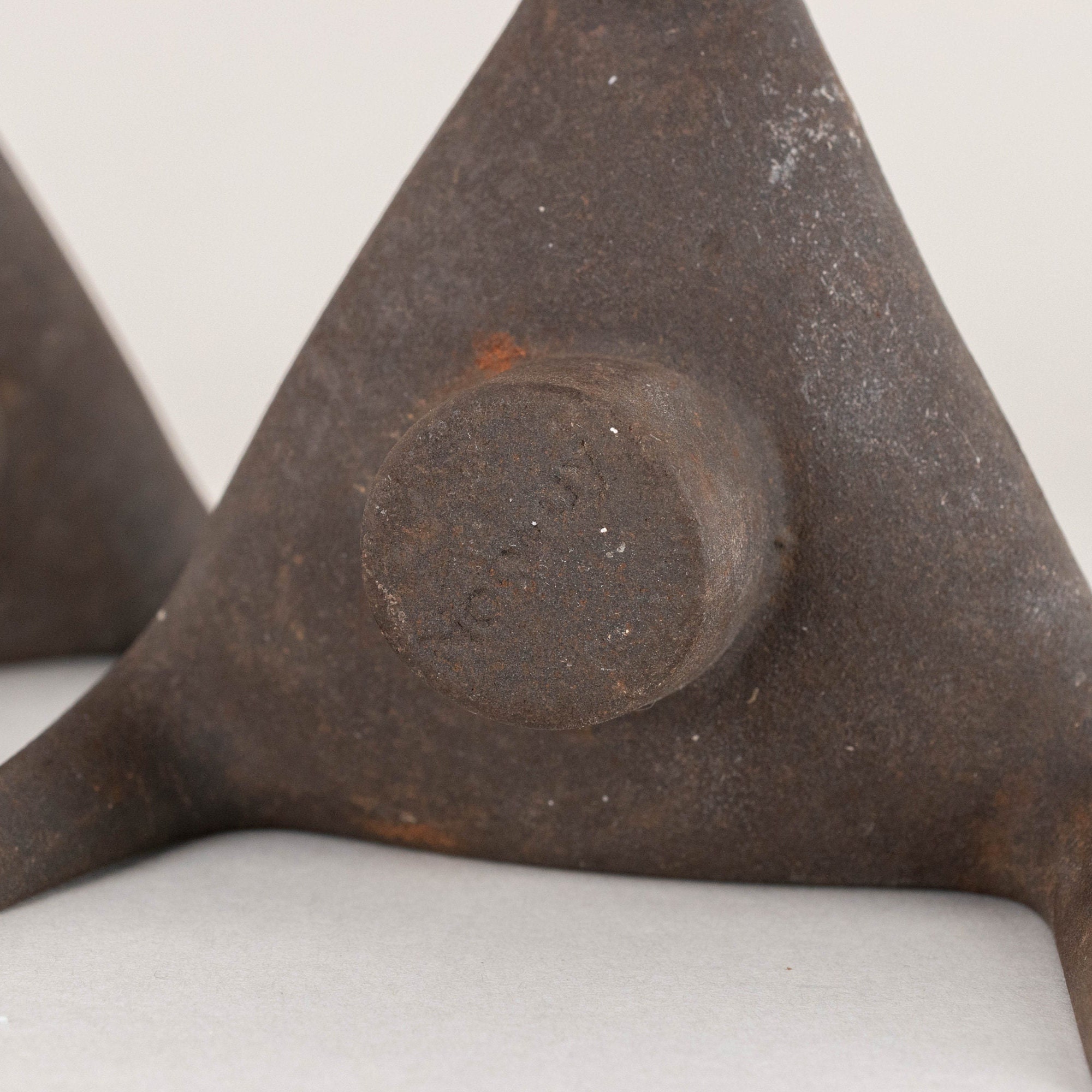 Pair of Vintage Dansk Cast Iron Tripod Candle Holders MCM Vintage Cast ...
