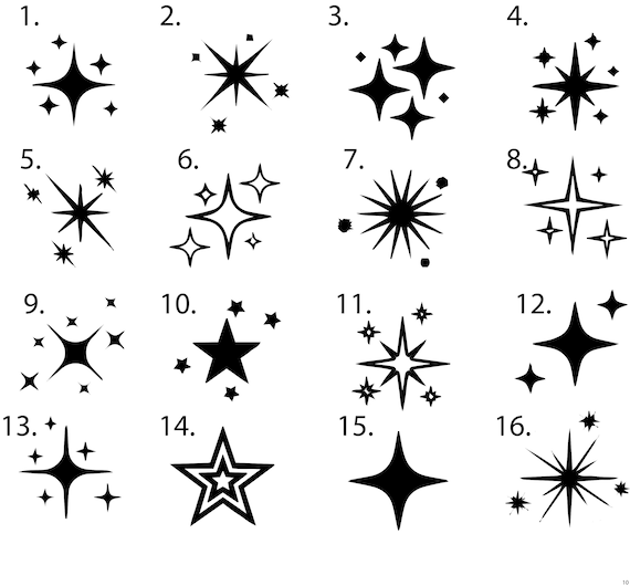 Star Tattoo Design Outline Shooting Star Tattoo Design Ideas Sketch