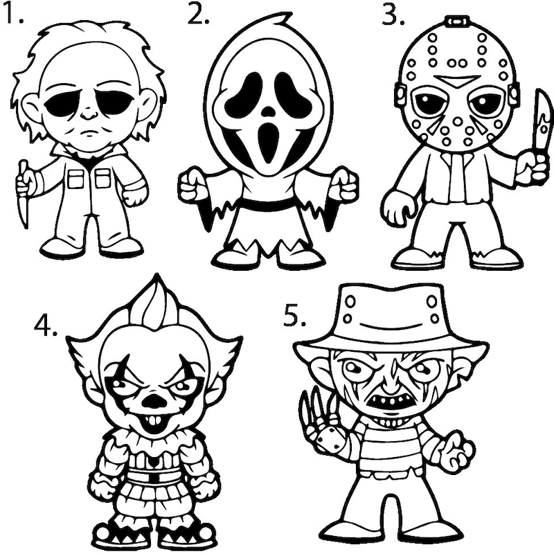 Horror Tattoo Stencils - Etsy