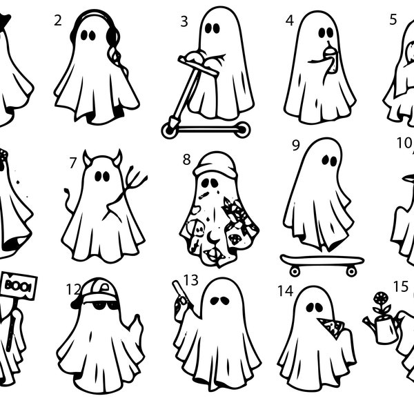 Tattoo Flash Ghost - Etsy