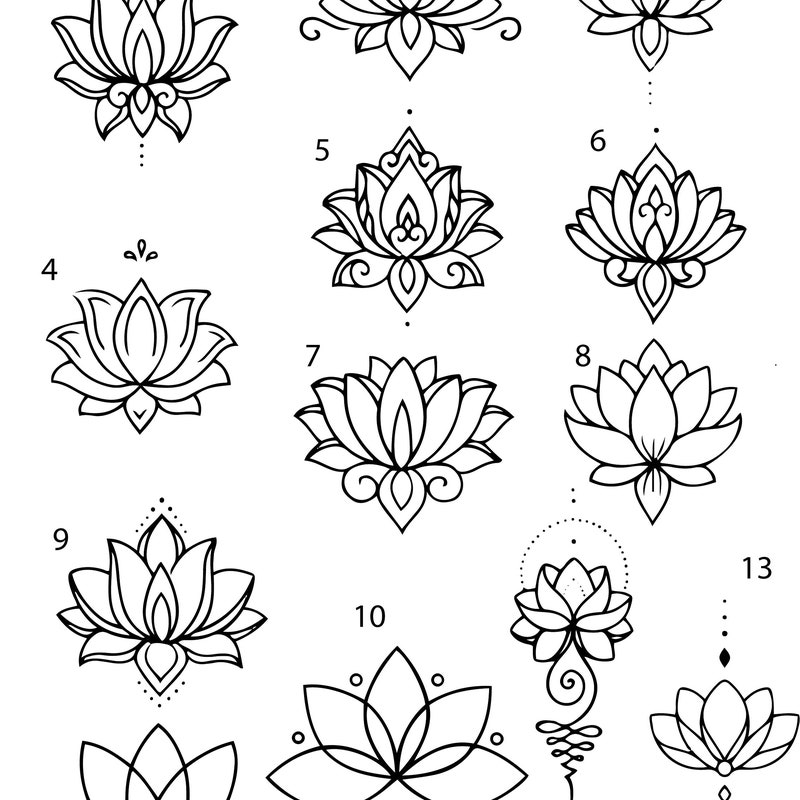 Small Tattoo Stencils - Etsy