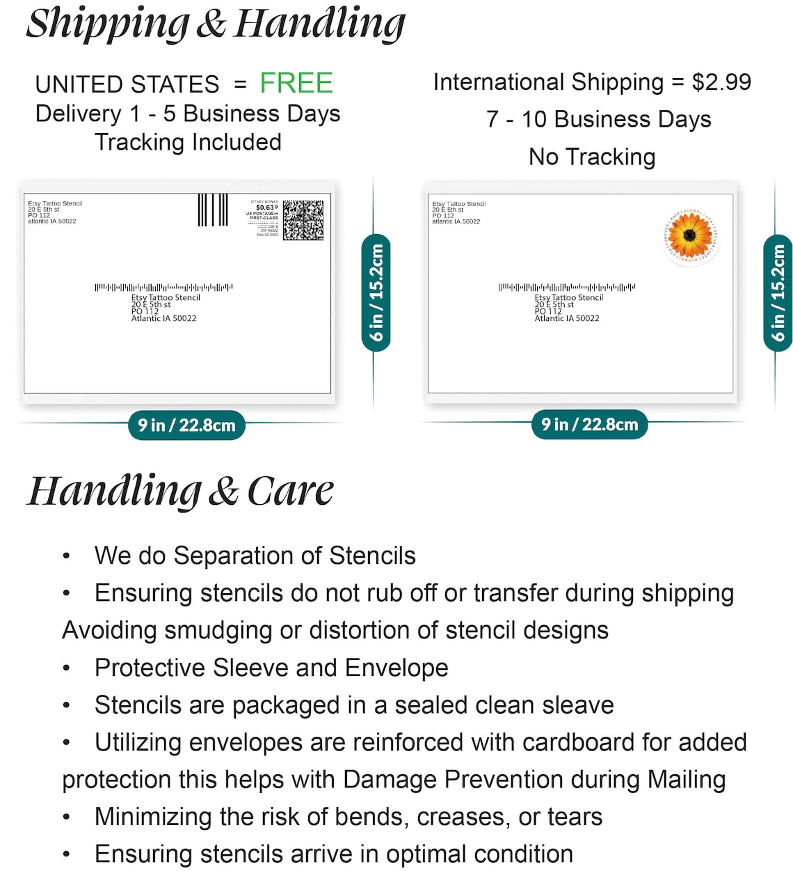 Pre-cut Ready to Use Flash Tattoo Stencils Set of 4 - Etsy