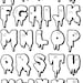 Pre-made Ready to Use Alphabet Flash Tattoo Stencils Set of 4 - Etsy