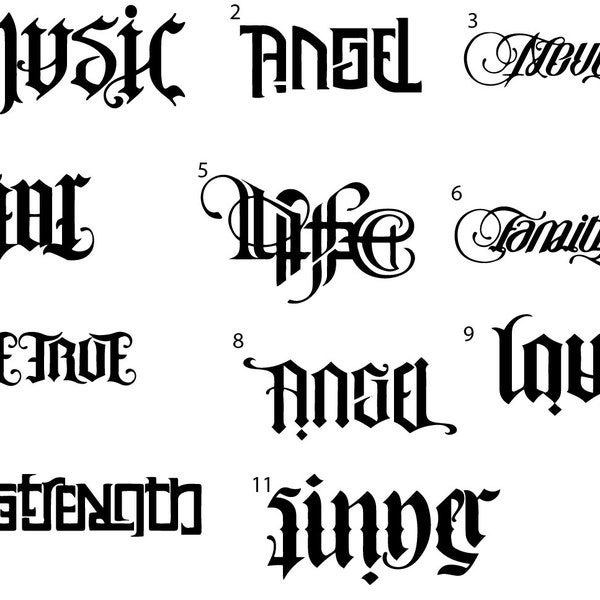 Ambigram - Etsy