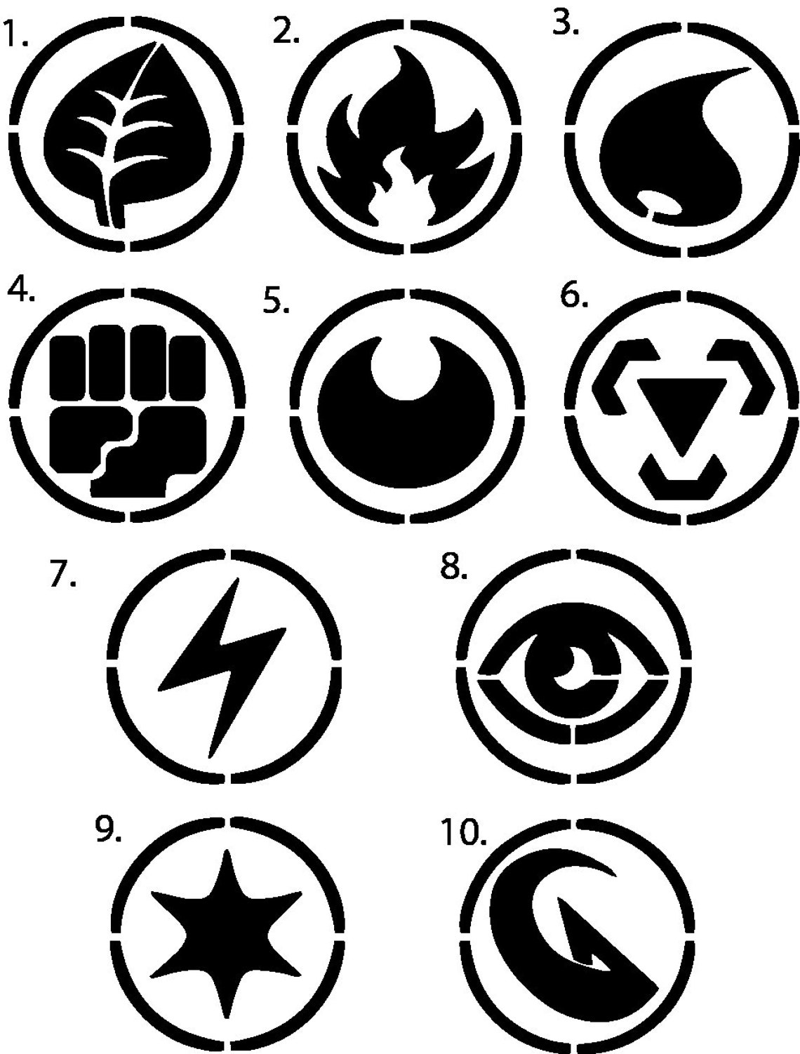 Pre Made Ready to Use Gaming Tattoo Stencils - Etsy