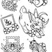 Pre-made Ready to Use Hand Poke Rabbit Snell Stamps Tattoo Stencils Set ...