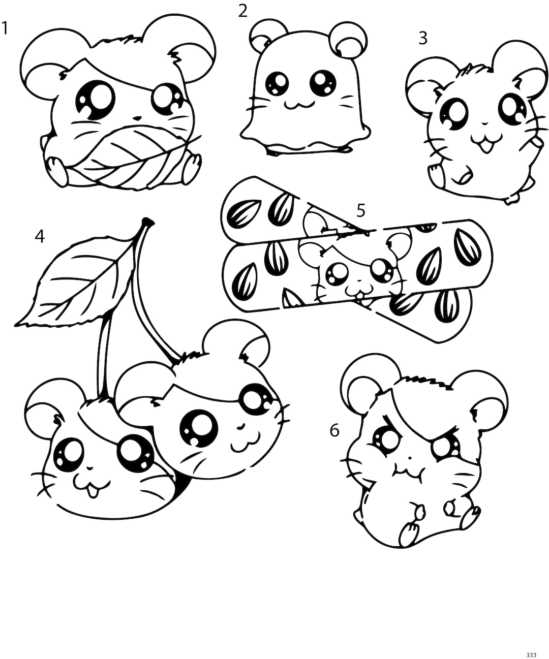 Pre-cut Ready to Use Hand Poke Mini Tattoo Stencils Set of 4 - Etsy