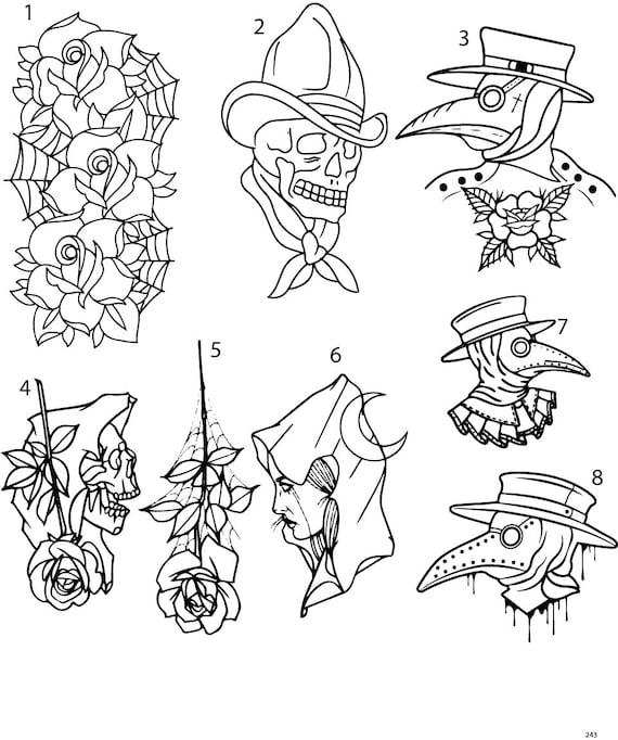 Plague doctor tattoo ideas - Bronctattooaus.com