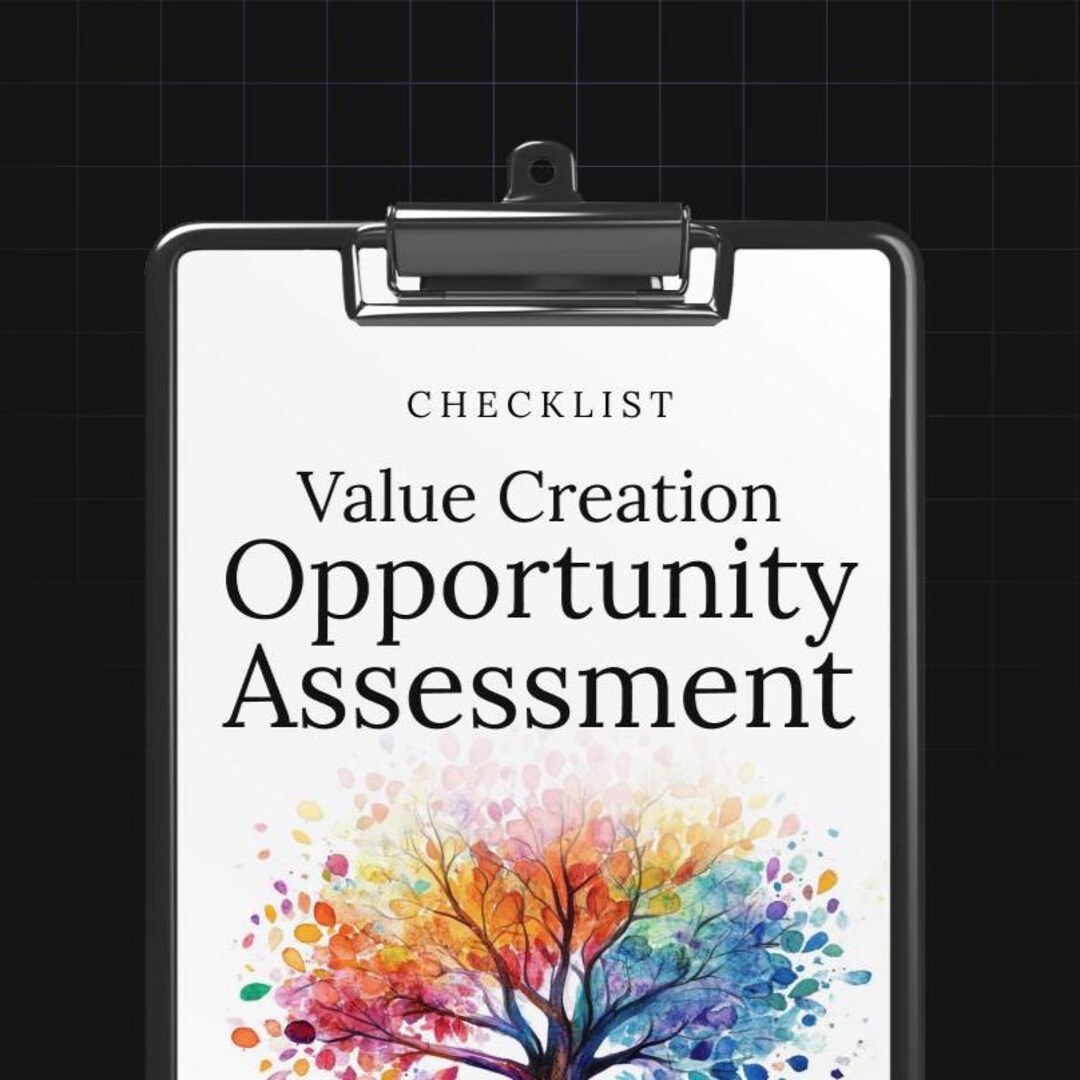 Value Creation Checklist: Business Deal Assessment Tool (PDF/DOCX ...