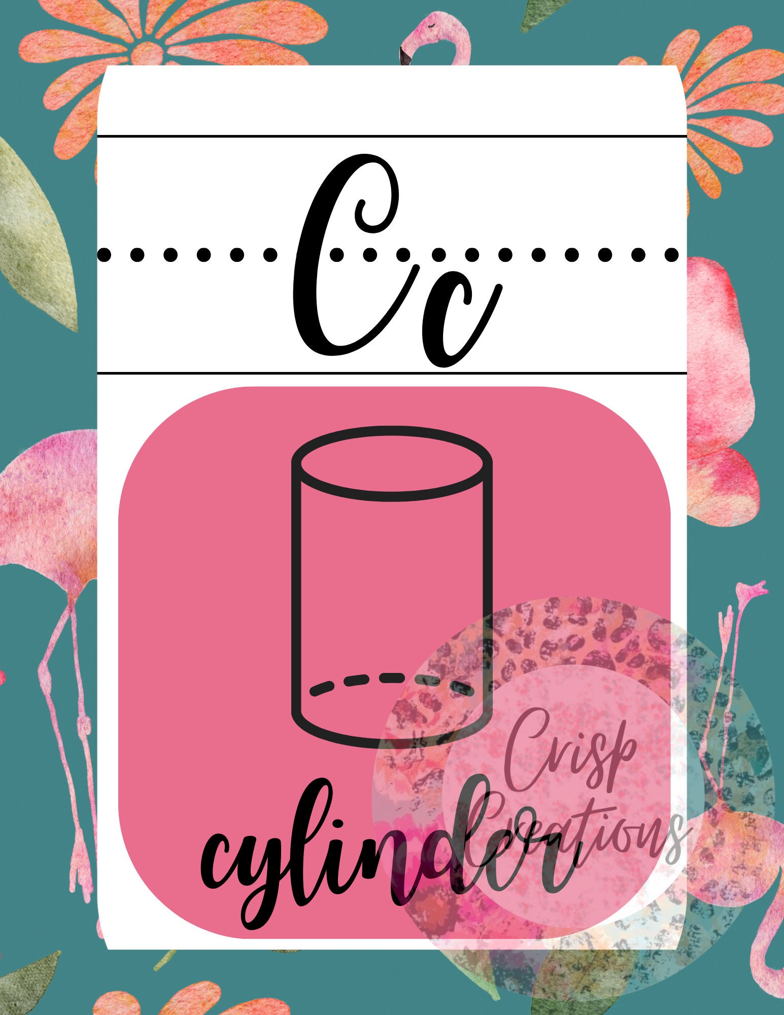 Tropical Cursive Alphabet Math Line - Etsy