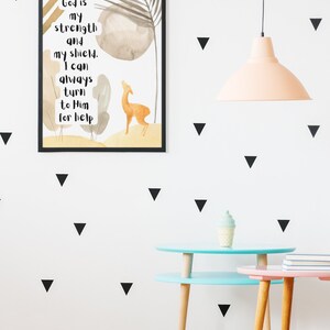 Christian Affirmations for Kids Wall Art Set, Children Bible ...