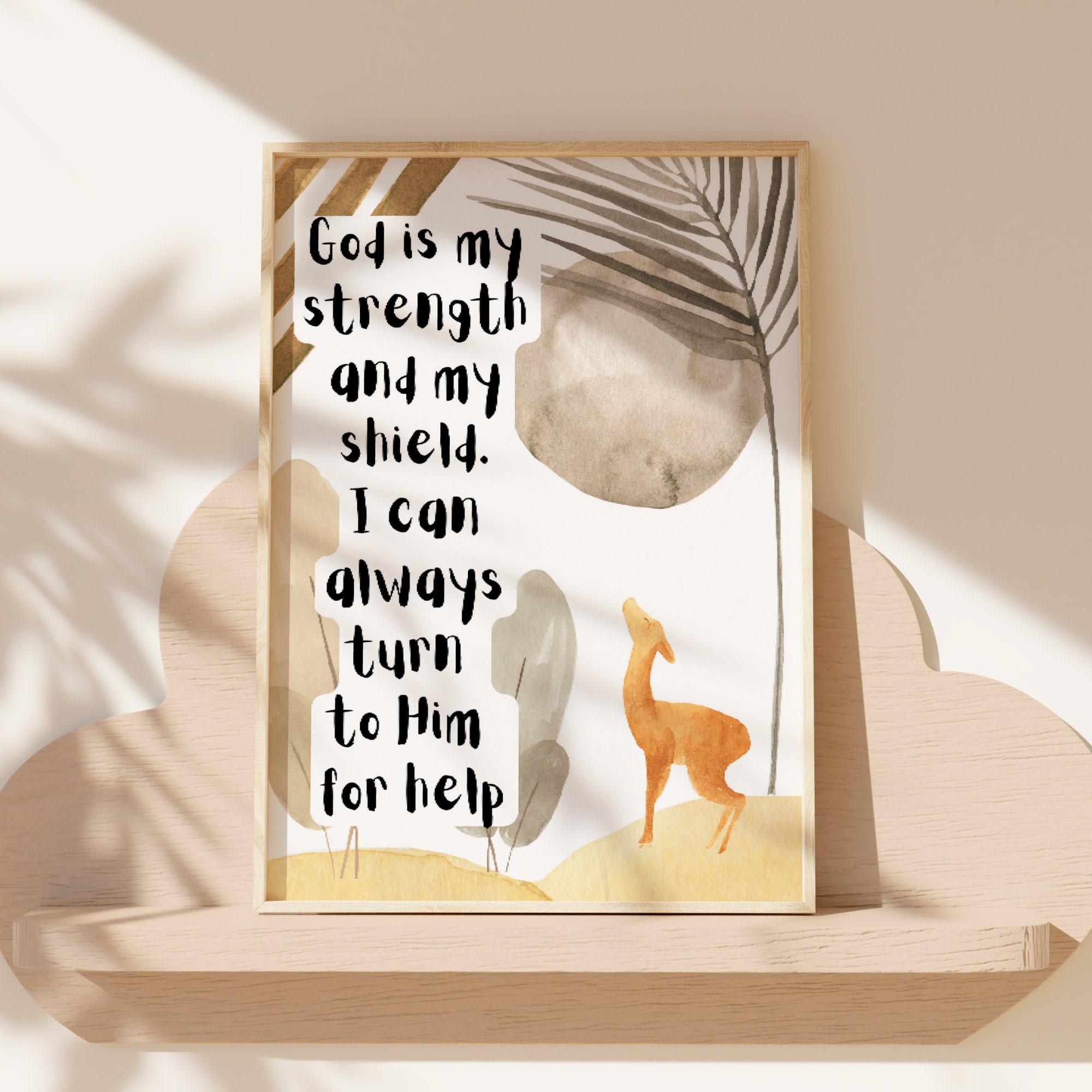 Christian Affirmations for Kids Wall Art Bundle Set Children - Etsy UK