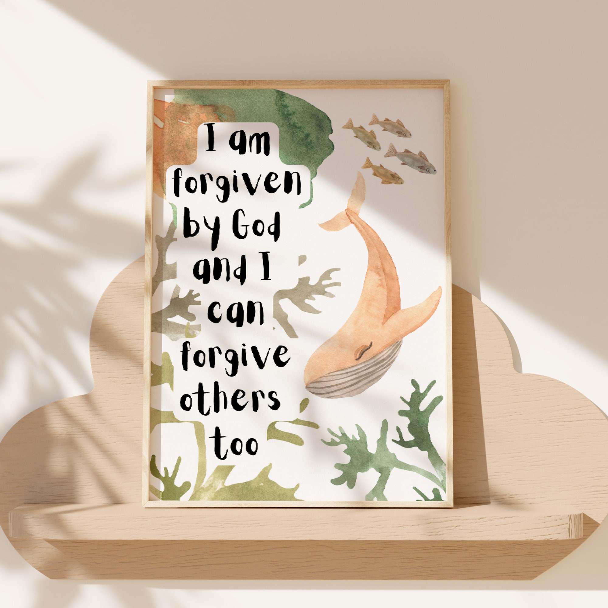 Christian Affirmations for Kids Wall Art Set Children Bible - Etsy