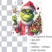 Funky Grinch PNG, Christmas PNG, Cute Christmas Shirt, Grinch Digital ...