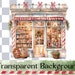 Christmas Bakery Shop, Watercolor Bakery Clipart, Decorated Holiday ...