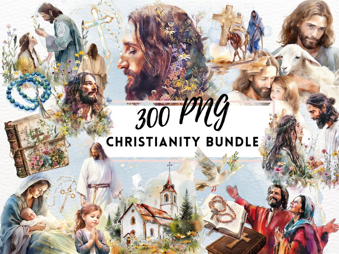 Jesus Christ PNG, Christianity Clipart, Nativity Scenes, Watercolor ...