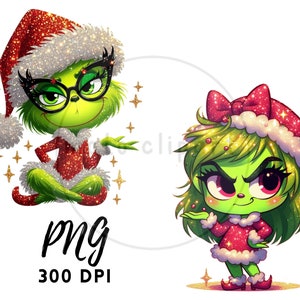 Girl Grinch PNG, Christmas Grinch PNG, Cute Christmas Shirt, Grinch ...