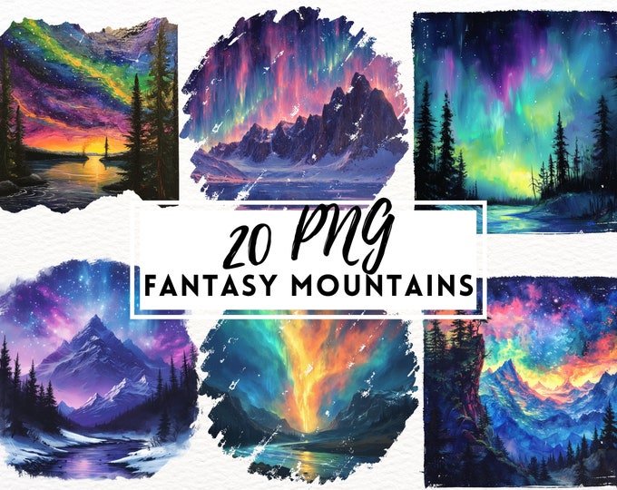 Northern Lights Clipart Vector Graphic Svg Png Jpg Eps Northern Scene ...