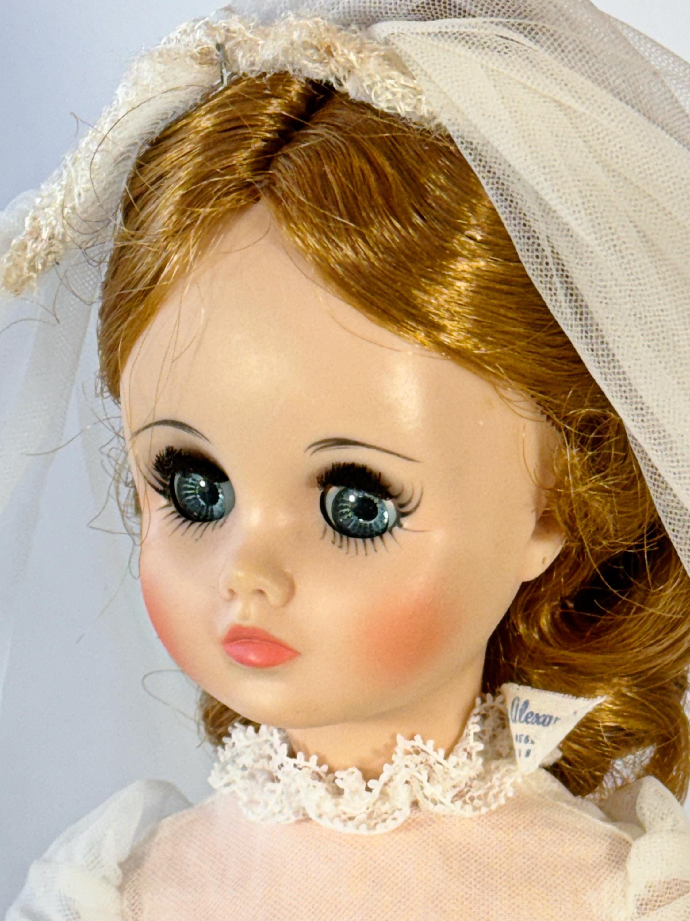 Vintage Elise Bride Madam Alexander 17 Doll With Blond Hair and Blue ...