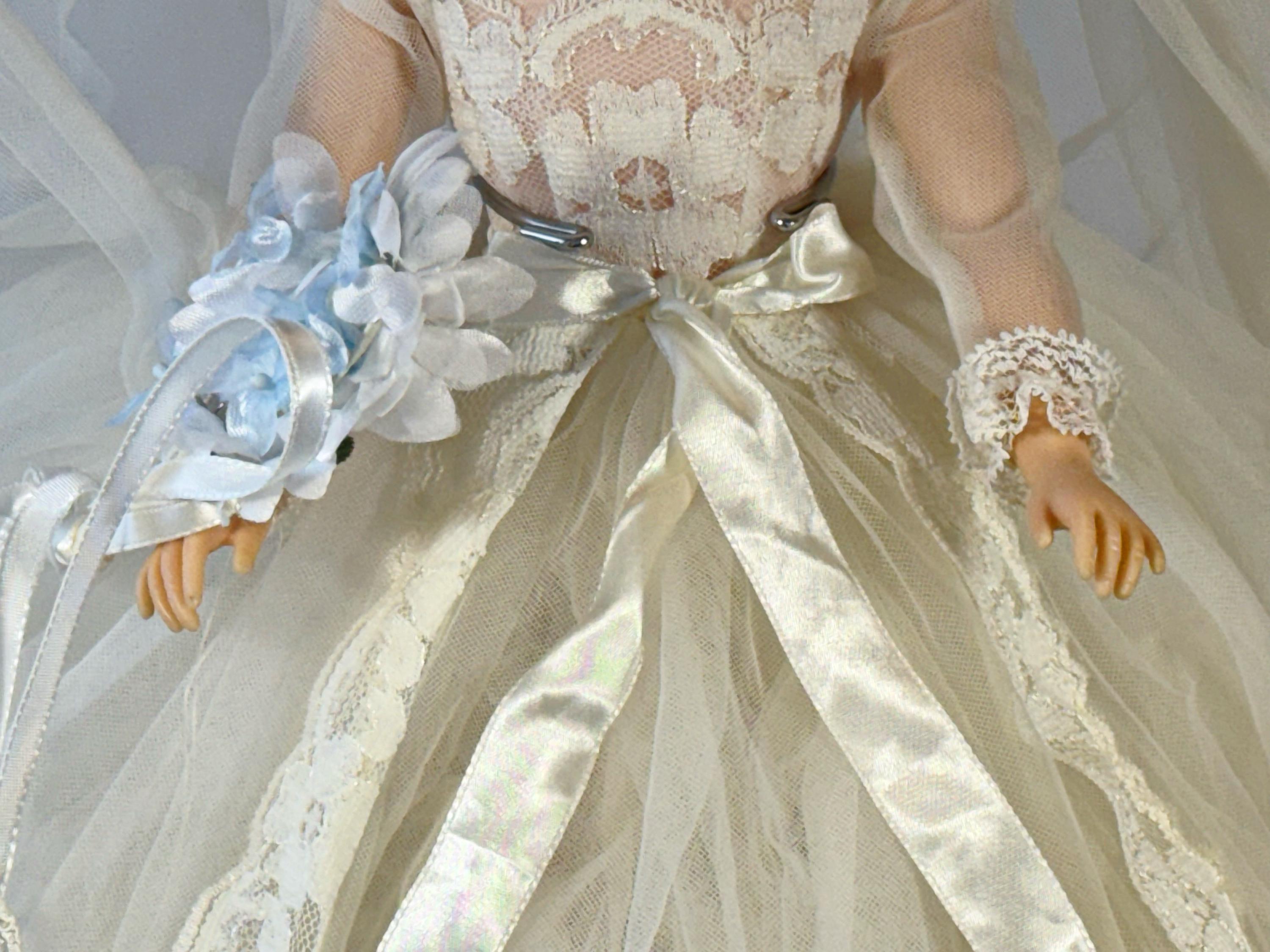 Vintage Elise Bride Madam Alexander 17 Doll With Blond Hair and Blue ...