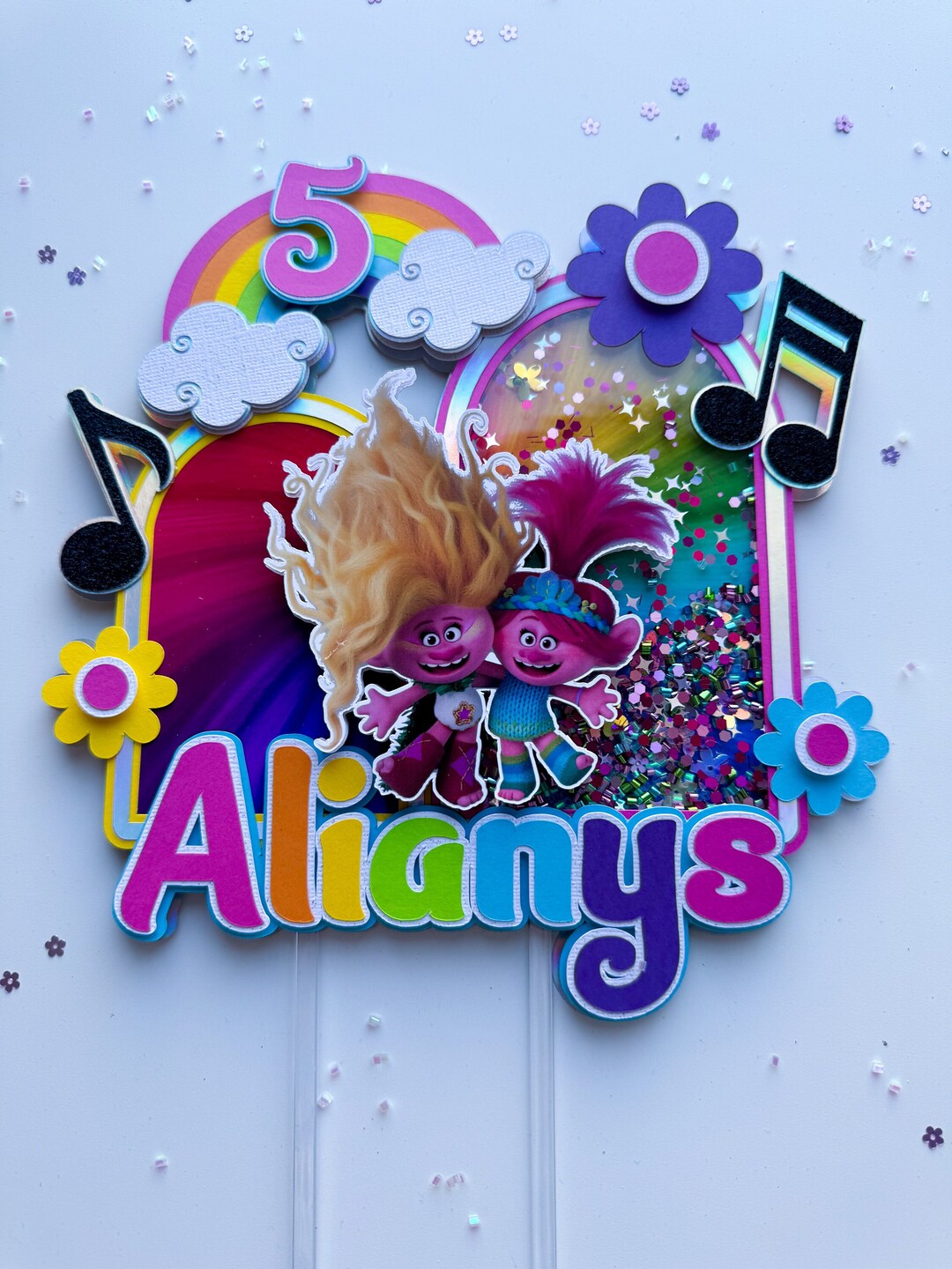 Trolls Cake Topper, Trolls Birthday, Poppy Cake Topper, Viva Cake ...