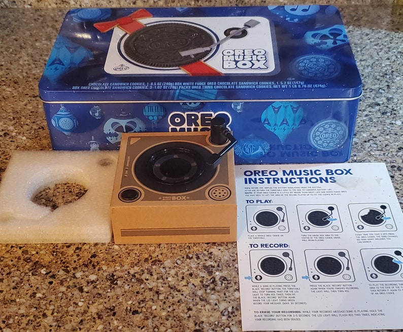 Oreo Music Box Record Player - Etsy