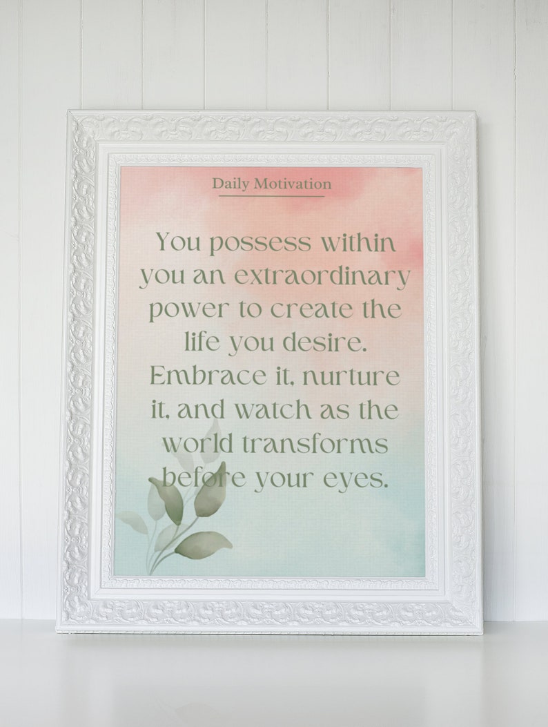 Printable Inspirational Quotes for Home, Office, Classrooms Perfect for ...