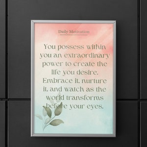Printable Inspirational Quotes for Home, Office, Classrooms Perfect for ...