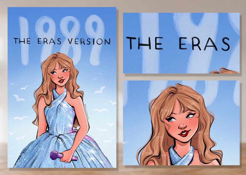 1989 Taylor's Version Eras Tour Poster PHYSICAL GICLEE PRINT Original ...