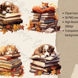 Clipart Cozy Reading Clipart Autumn Scene Clipart Cozy Fall Clipart ...