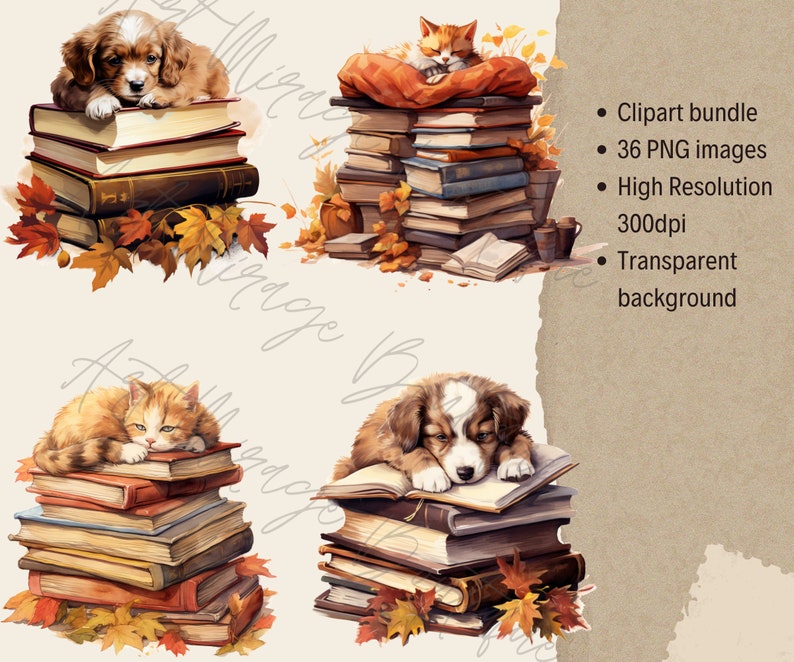 Clipart Cozy Reading Clipart Autumn Scene Clipart Cozy Fall Clipart ...