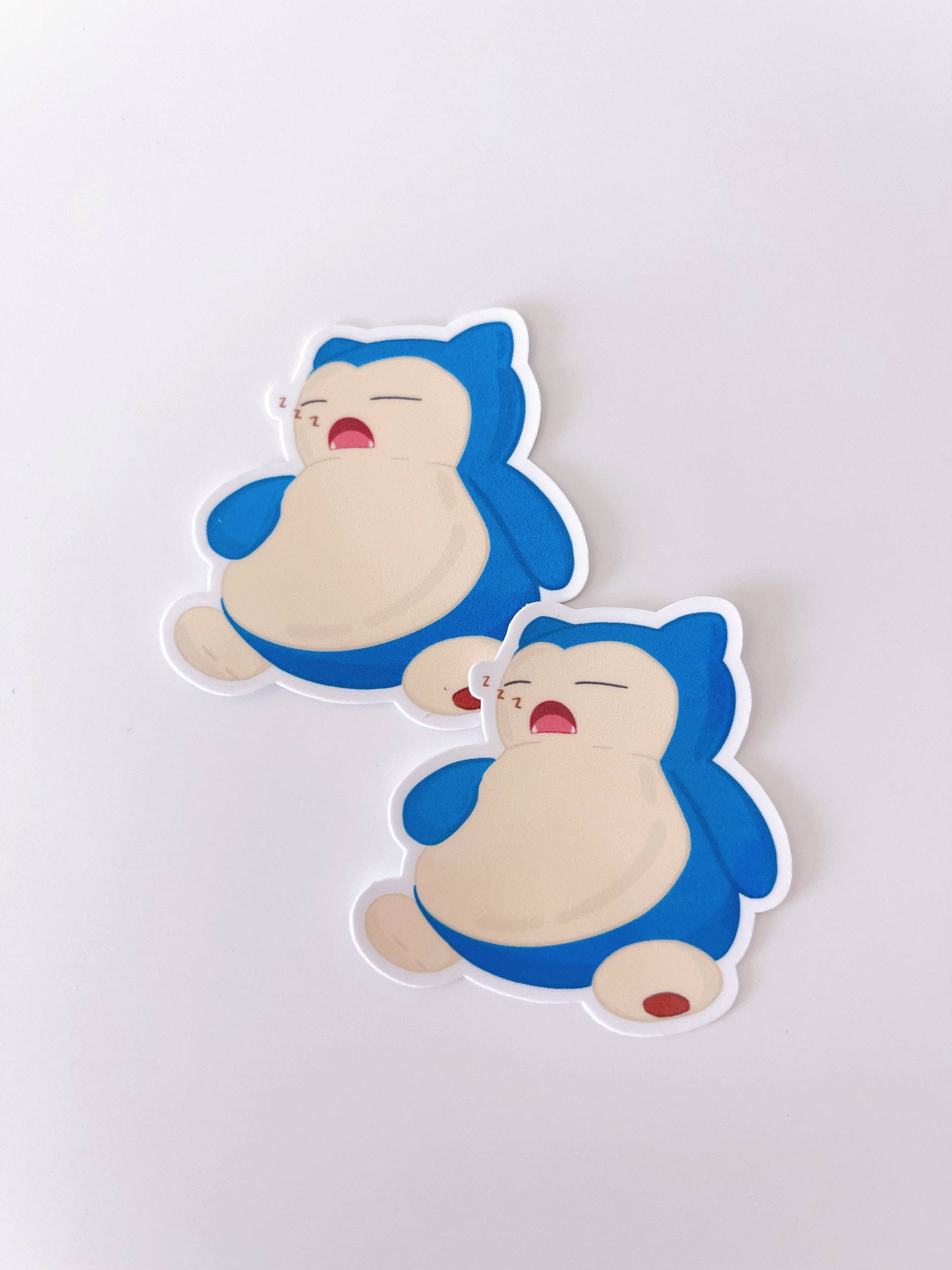 Sleeping Snorlax Sticker - Etsy