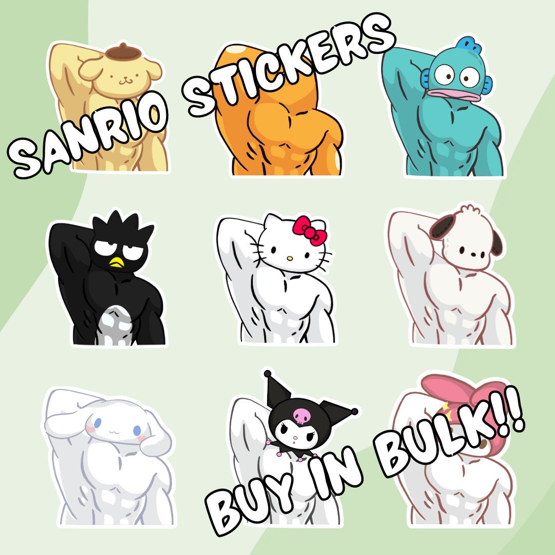 Sanrio Bulk Buff Stickers - Etsy