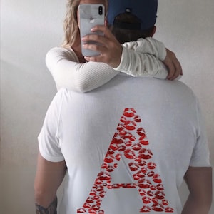 Letter Kiss Personalized Tshirt or Sweatshirt - Etsy