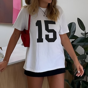 Custom Number Tshirt - Etsy