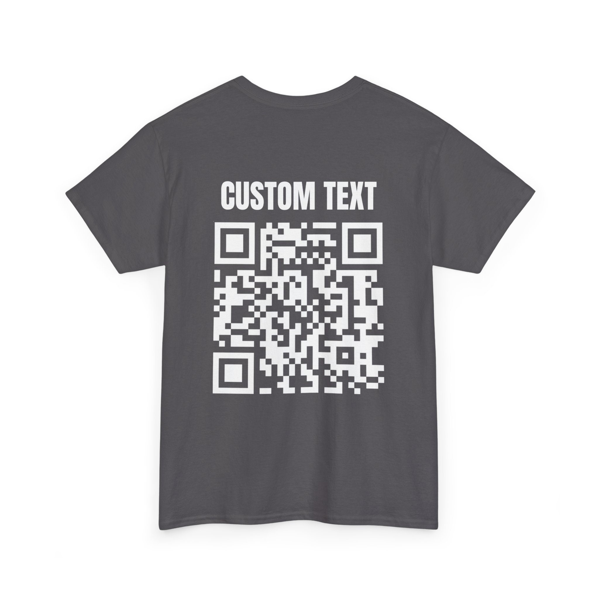 Custom Text QR Code Unisex Tshirt - Etsy