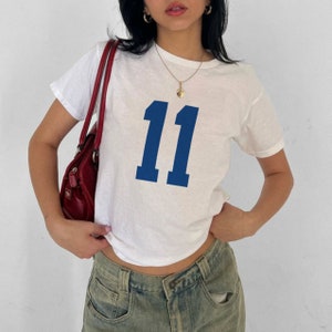 Custom Number Baby Tee - Etsy