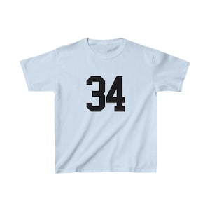Custom Number Baby Tee, 90s Y2k Blokette Baby Tee - Etsy