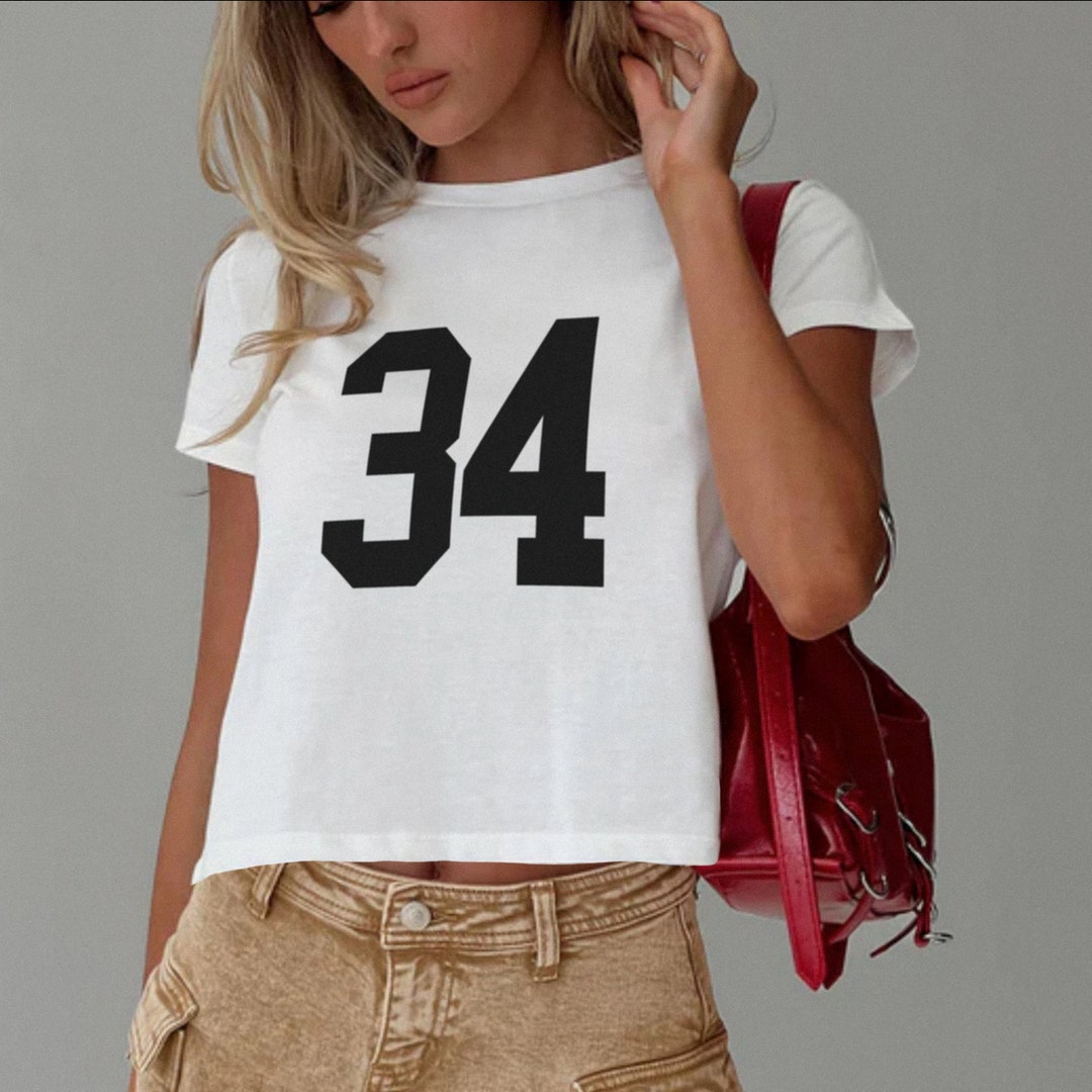 Custom Number Baby Tee - Etsy